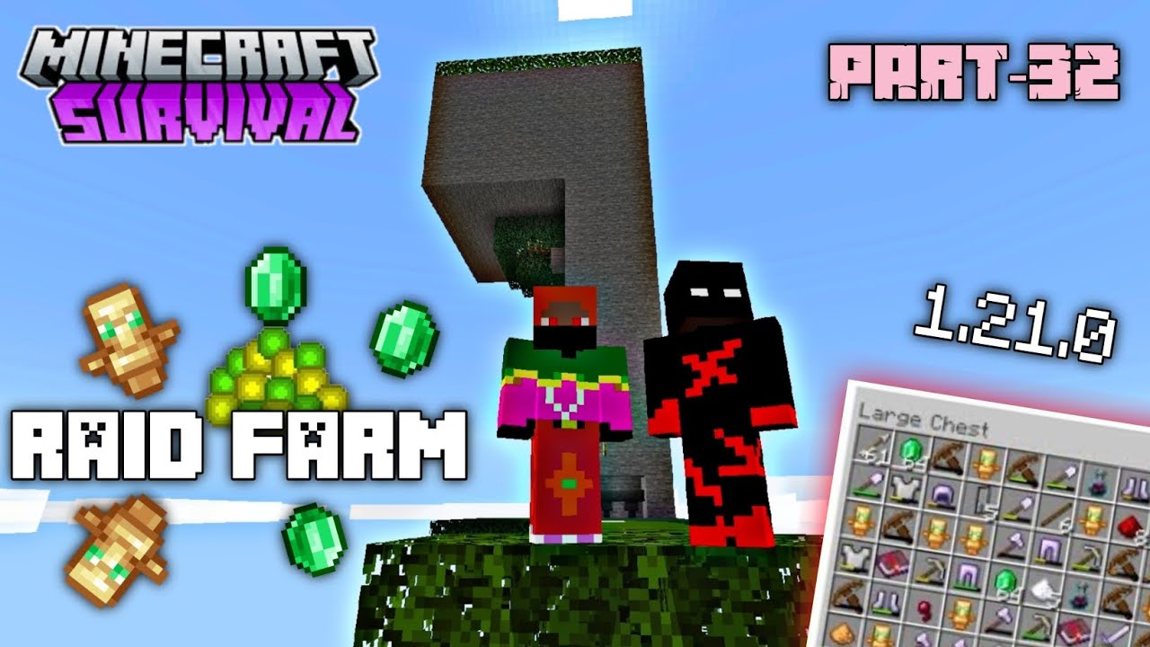 🔥 MINECRAFT RAID FARM 1.21 😲 | Episode-32 | TAMIL | SURVIVAL WORLD 😻 # ...