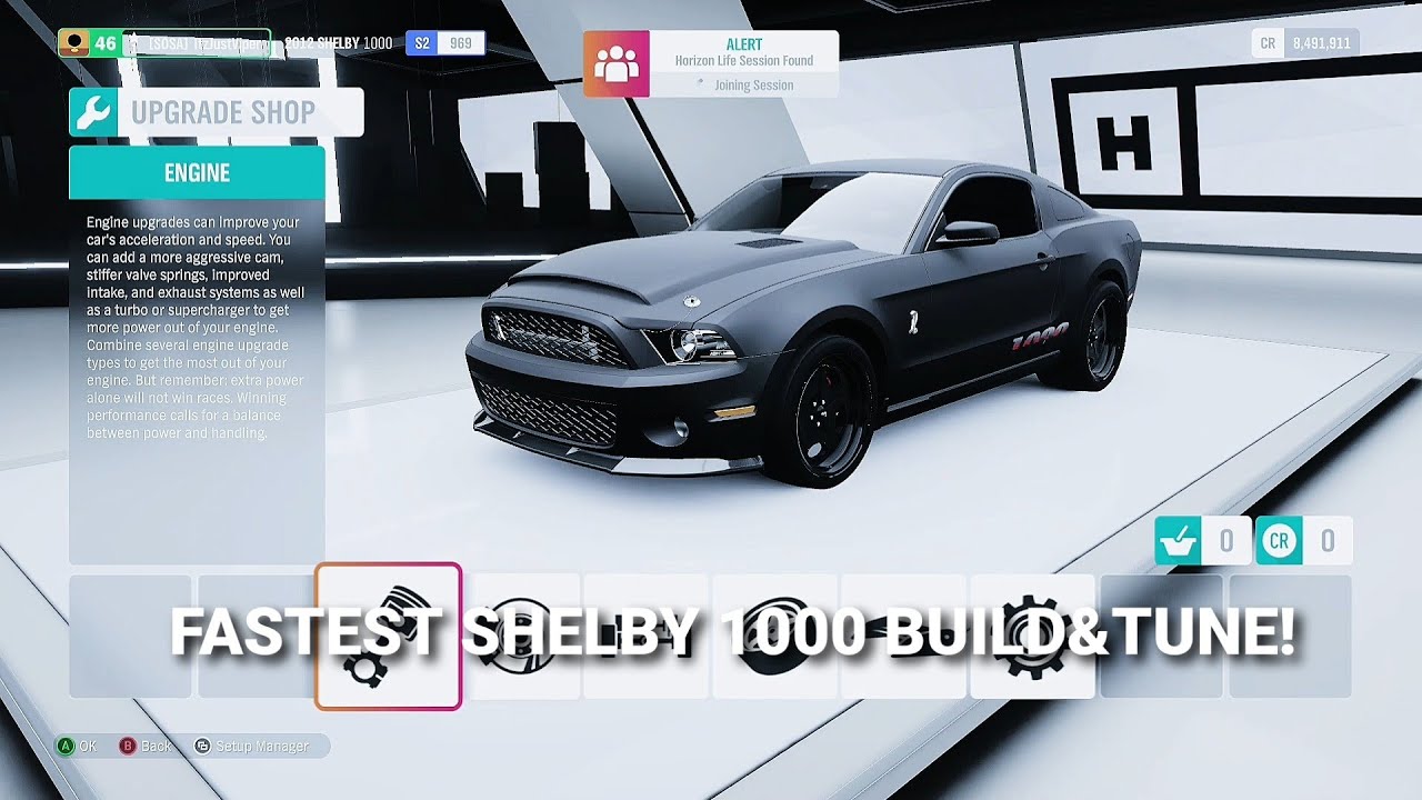 FH4 | BEST DRAG SHELBY 1000 BUILD & TUNE - YouTube