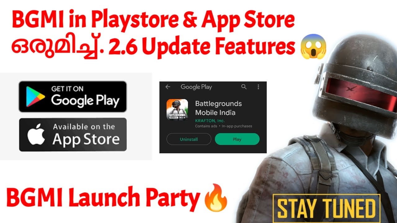 BGMI Launch Party🔥 | BGMI in Playstore & App Store ഒരുമിച്ച് | BGMI ...