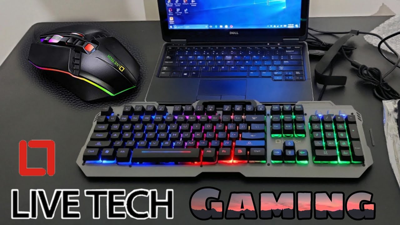 Unboxing Live Tech Evon RGB Gaming Combo with LED Keyboard & Mouse best ...