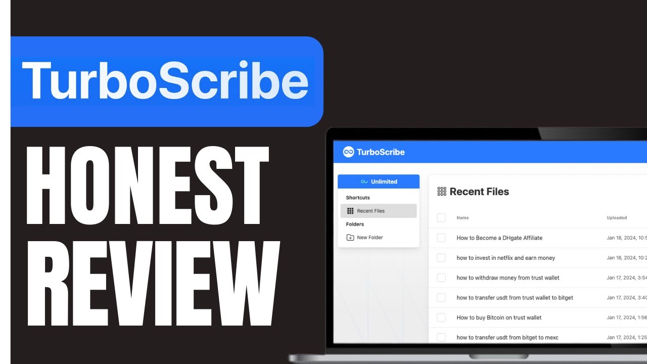 TurboScribe AI (best ai transcriber?) - YouTube