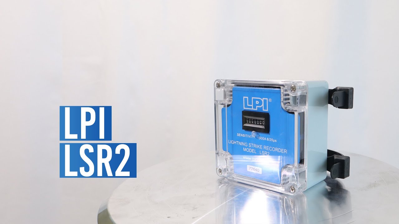 Lightning Event Counter LPI LSR2 - YouTube