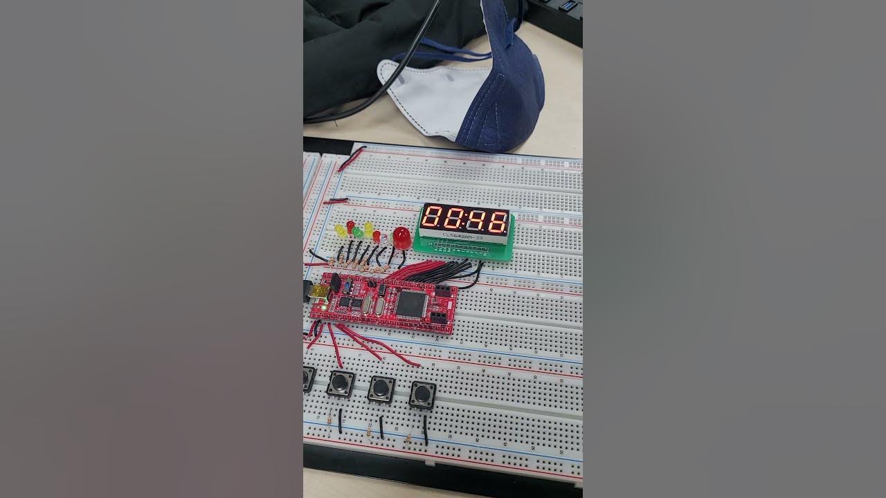 2023-02-23 ATmega128 7segment를 이용한 초시계 구현2 - YouTube