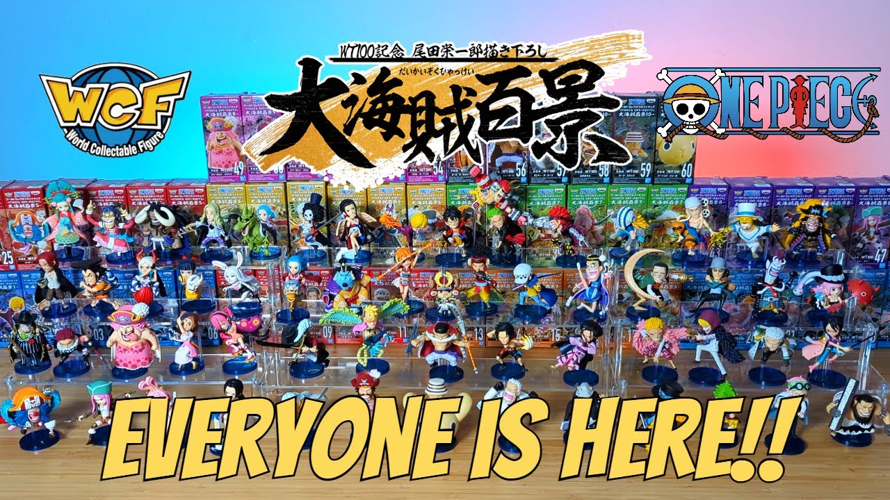 One Piece WCF WT100 Complete Series! ALL 10 SETS! | What is the World ...