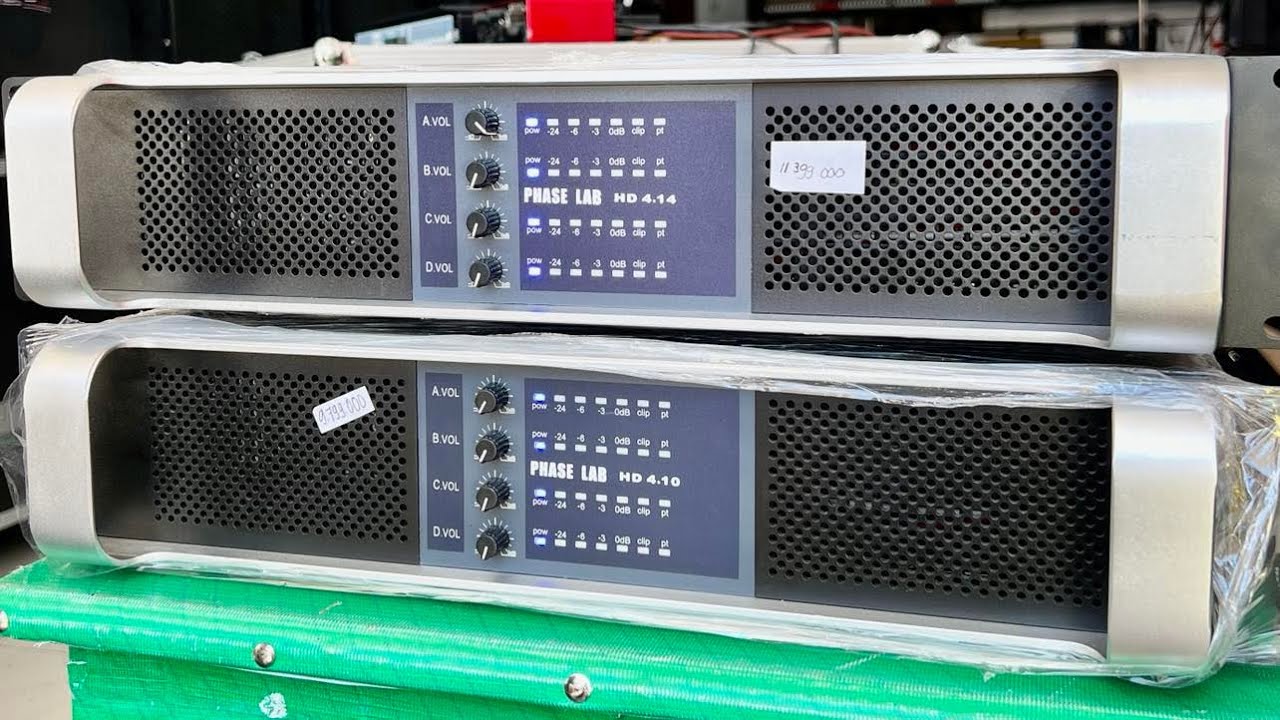 POWER AMPLIFIER PHASELAB HD 4.14 1400W - YouTube