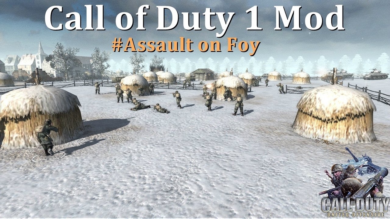 Assault on Foy - Call of Duty 1 Mod - Men of War Assault Squad 2 Mod ...