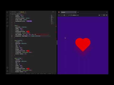 How to create Heartbeat with Css - YouTube
