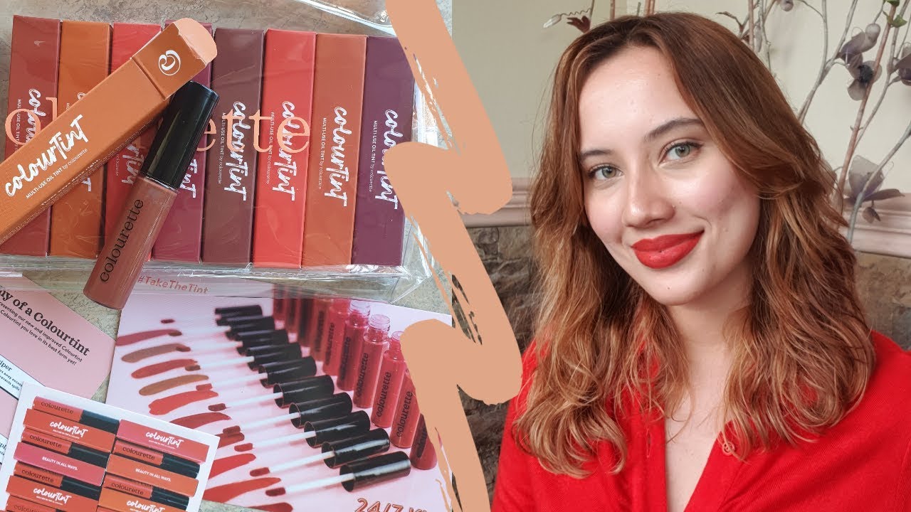 NEW & IMPROVED Colourette Tints Swatches | PHILIPPINES - YouTube