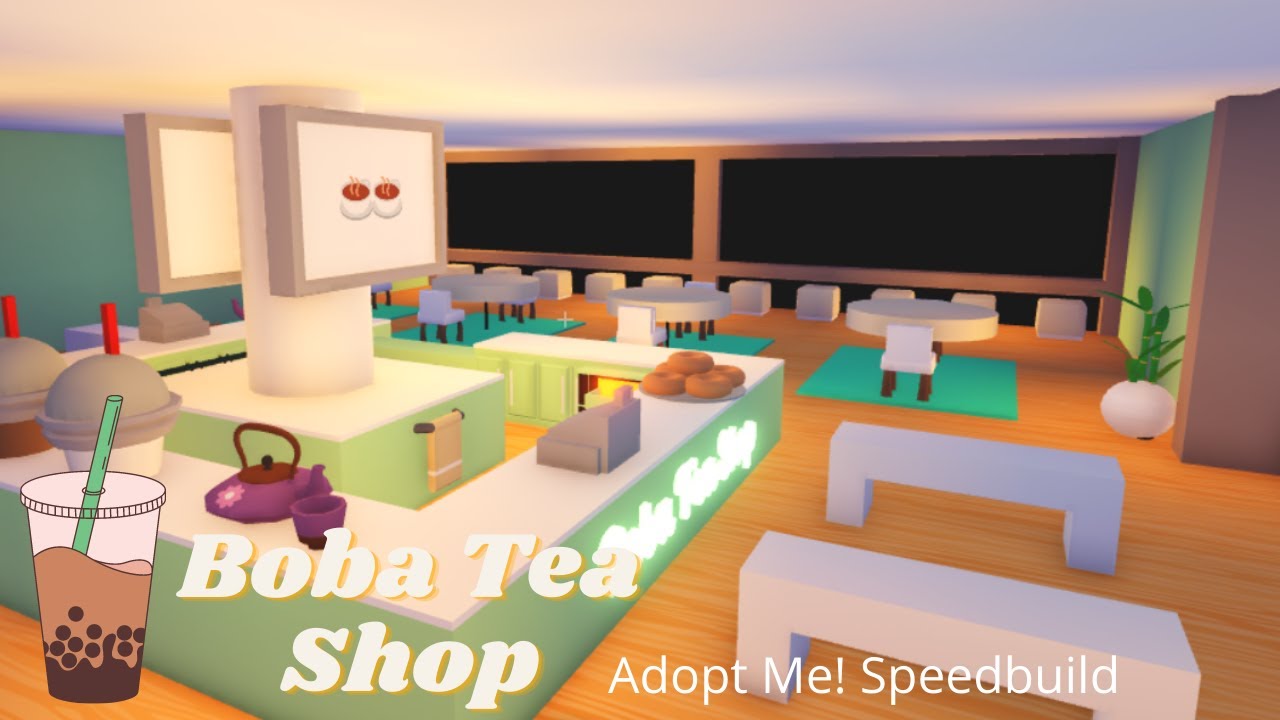 🧋 Boba Tea Shop 🧋 // Adopt Me Speedbuild // Roblox - YouTube