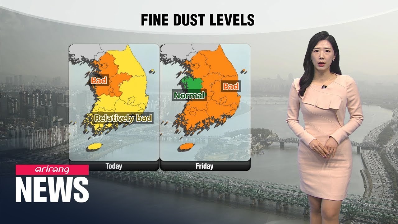 [Weather] Yellow dust mixed with fine dust to choke Korea - YouTube