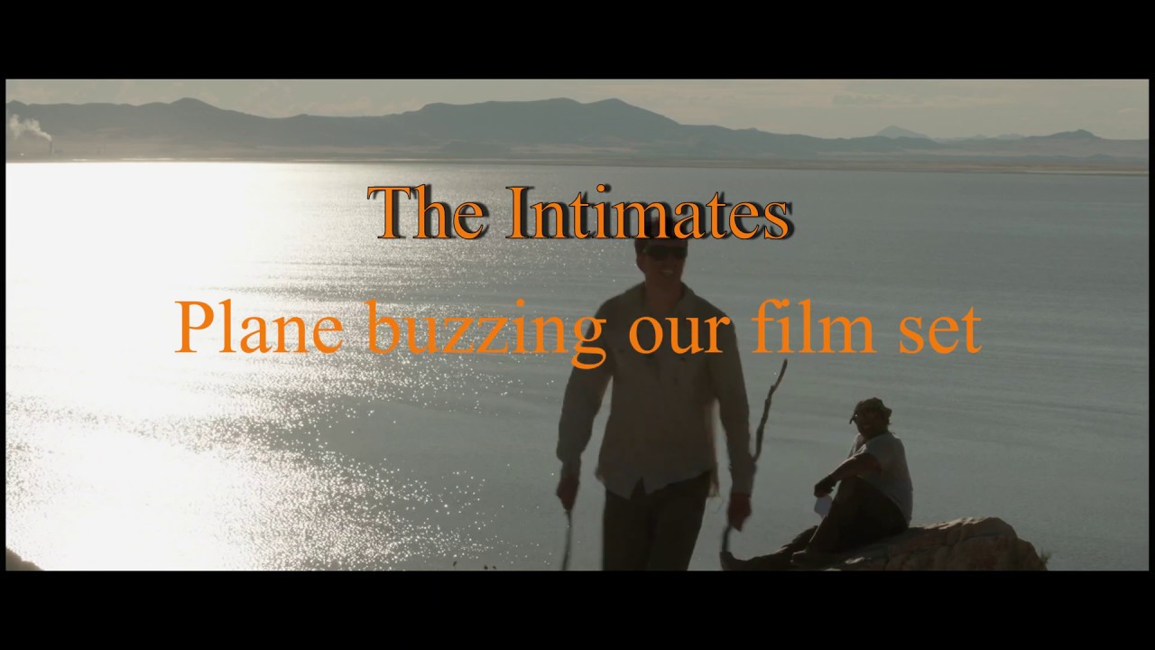 Plane flying close to our film set. - YouTube