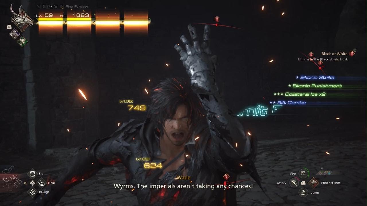 FINAL FANTASY XVI The Black Knights FF Mode - YouTube