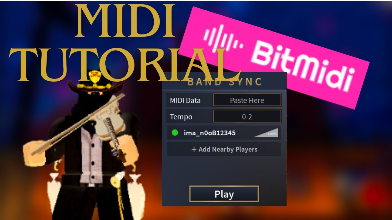 How To Play Midi's In The Wild West Roblox - [Revamped] - YouTube