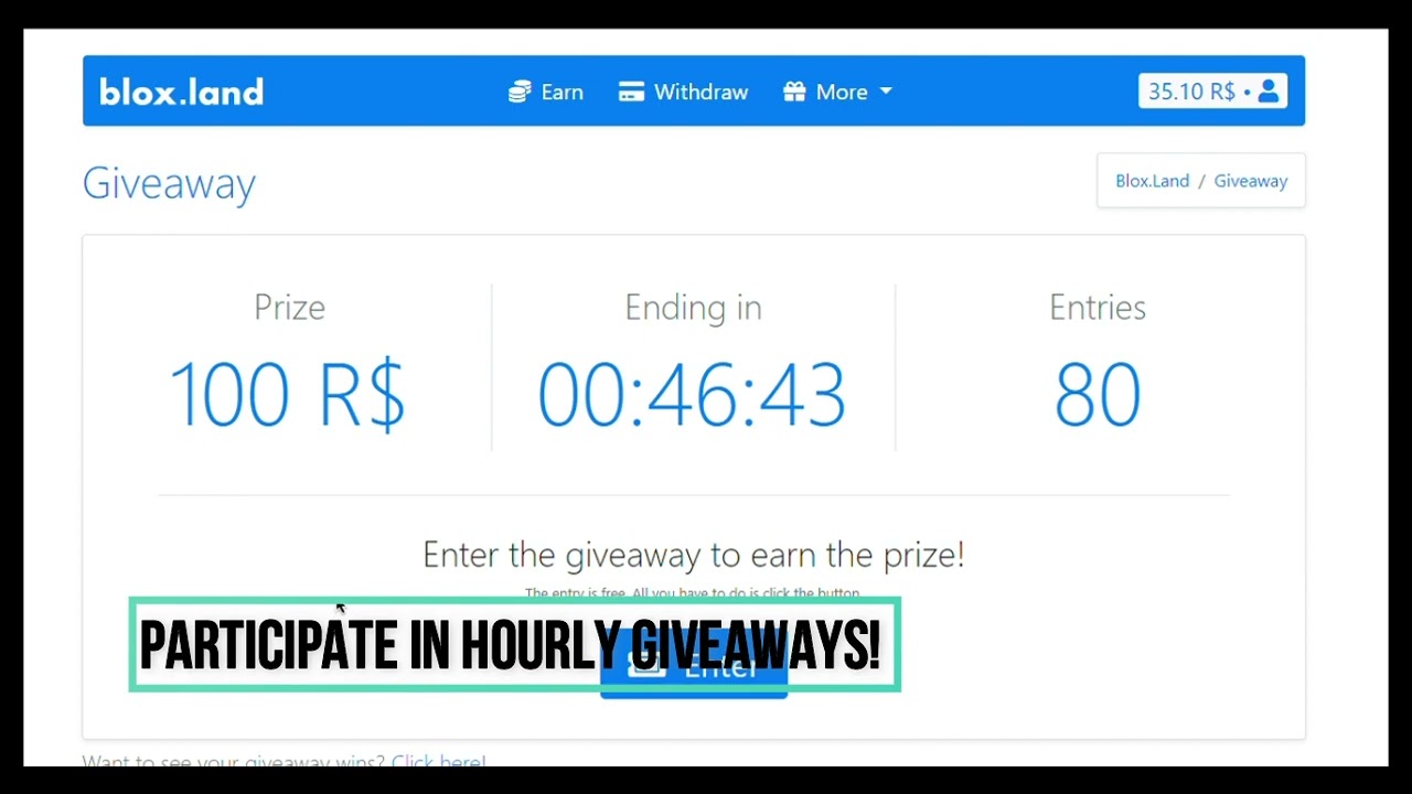 THE BEST ROBUX WEBSITE! /BLOX.LAND - YouTube