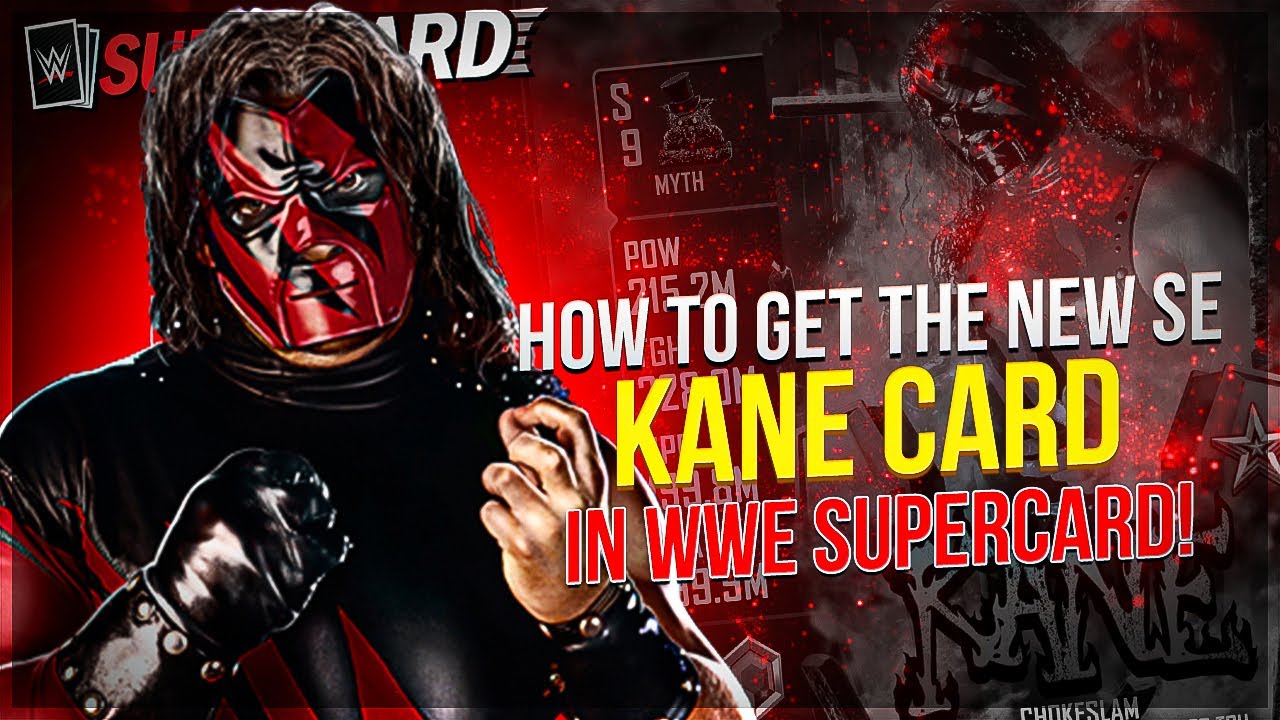 HOW TO GET THE NEW SPECIAL EDITION KANE CARD IN WWE SUPERCARD! - YouTube