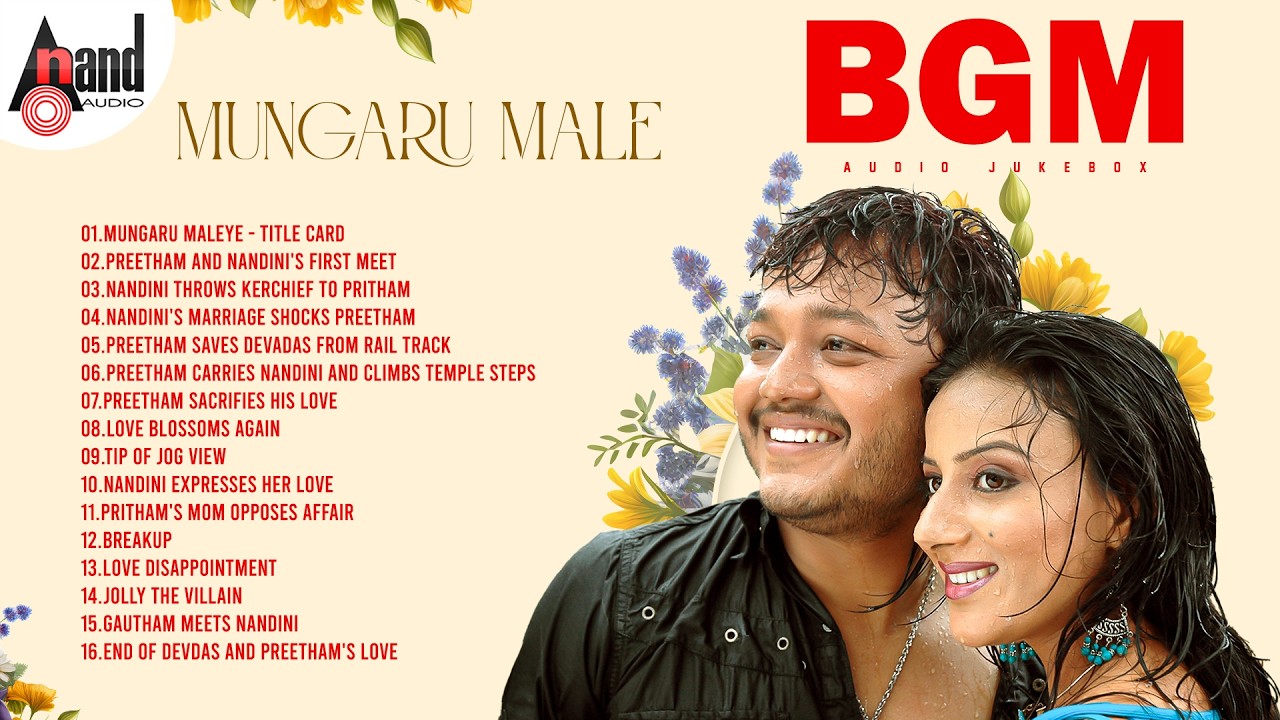 Mungaru Male OST | Golden⭐Ganesh | Pooja Gandhi | Manomurthy | Yogaraj ...