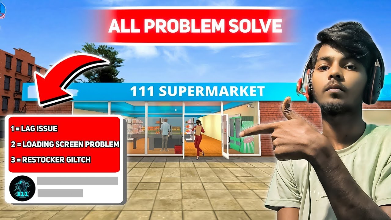 RETAIL STORE SIMULATOR LAG PROBLEM, GAME CRASH PROBLEM SOLVE 🥳 - YouTube
