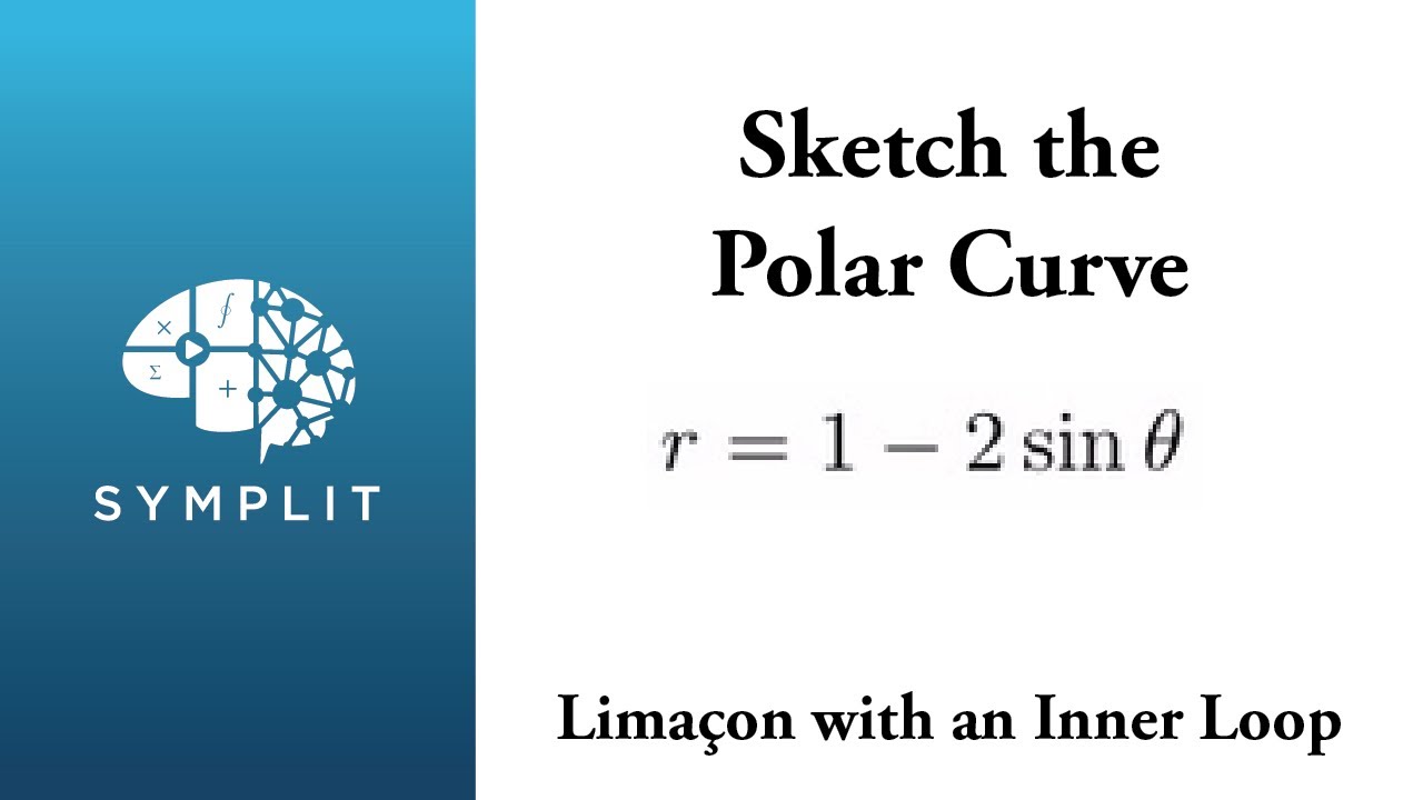 Sketch a Polar Curve (Limaçon with an Inner Loop) - YouTube