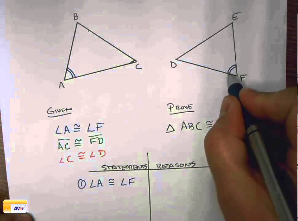 Writing Two Column Proofs Tier 1 - YouTube