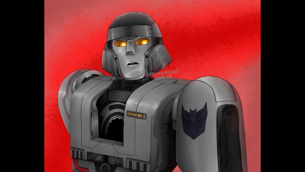 Transformers One D16 Megatron contest art timelapse - YouTube