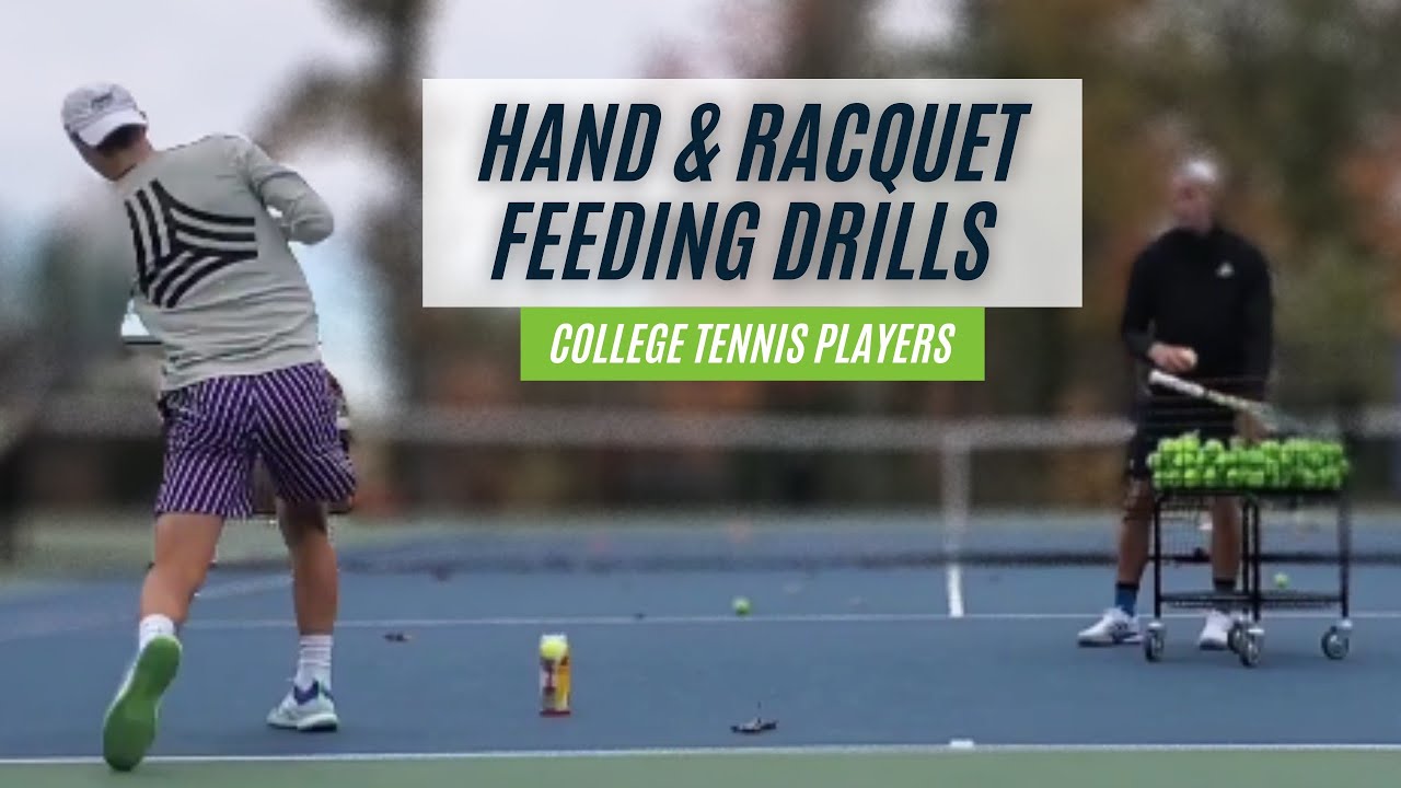 Hand And Racquet FEEDING DRILLS You Need Try! (Groundstrokes & Volleys ...