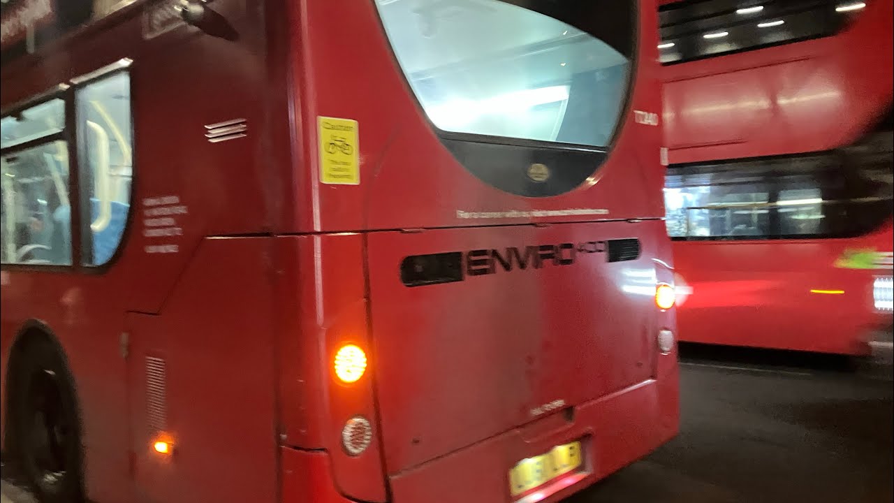 (LJ08 T POLE) Journey on the Arriva London Enviro 400 Facelift T240 LJ61LLP on bus route 279 ...