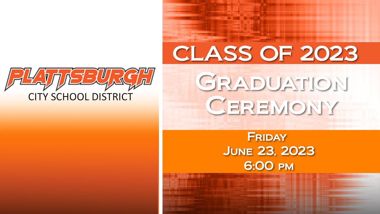 Plattsburgh High School 2023 Commencement - YouTube
