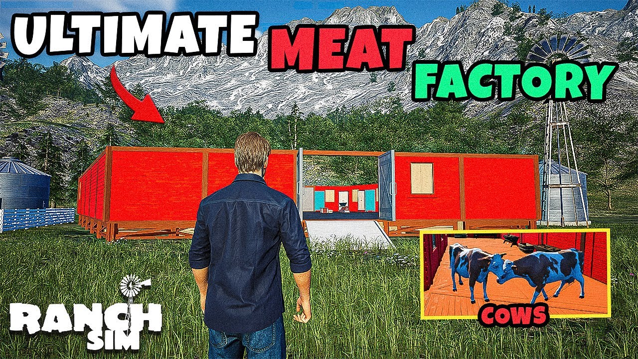 I Made A Ultimate "Meat Factory" + (New Cows) | Ranch Simulator #51 ...