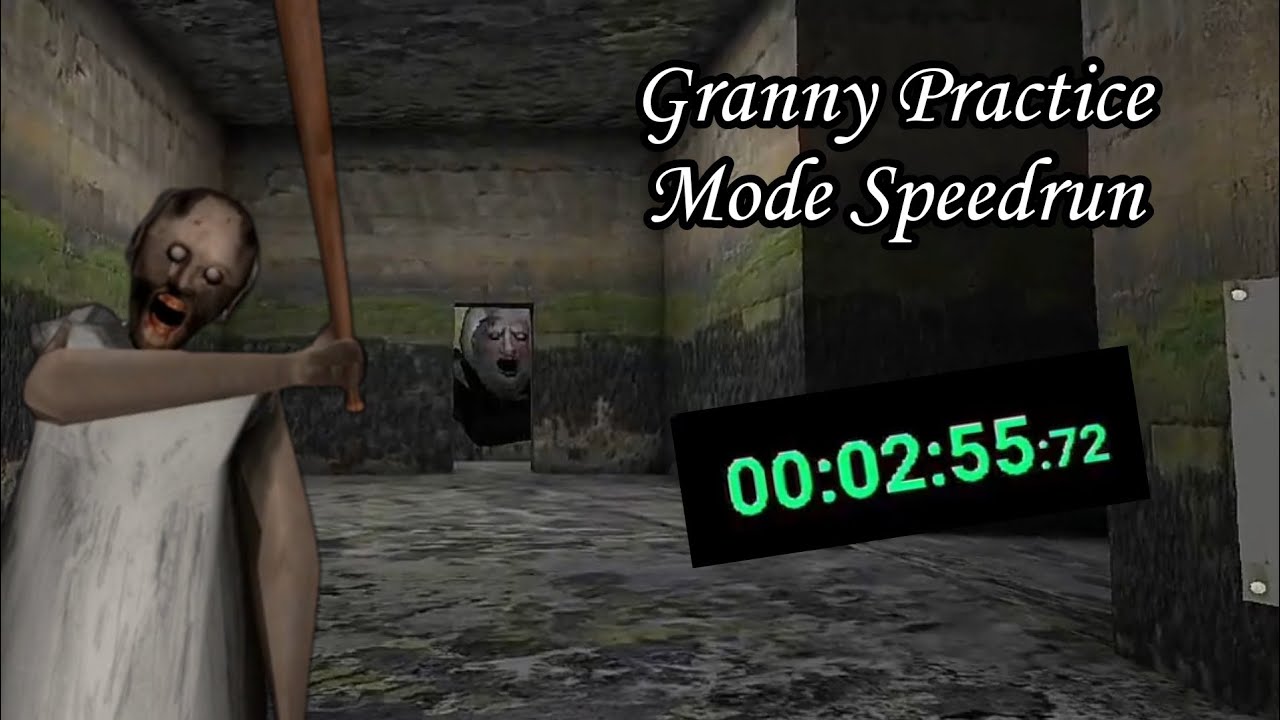 Granny Practice Mode - Speedrun [02:55:72] - YouTube