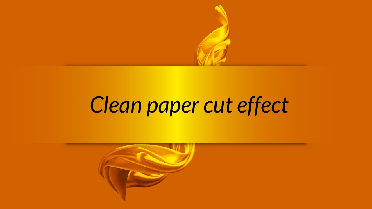 Clean paper cut effect in Adobe Illustrator - YouTube