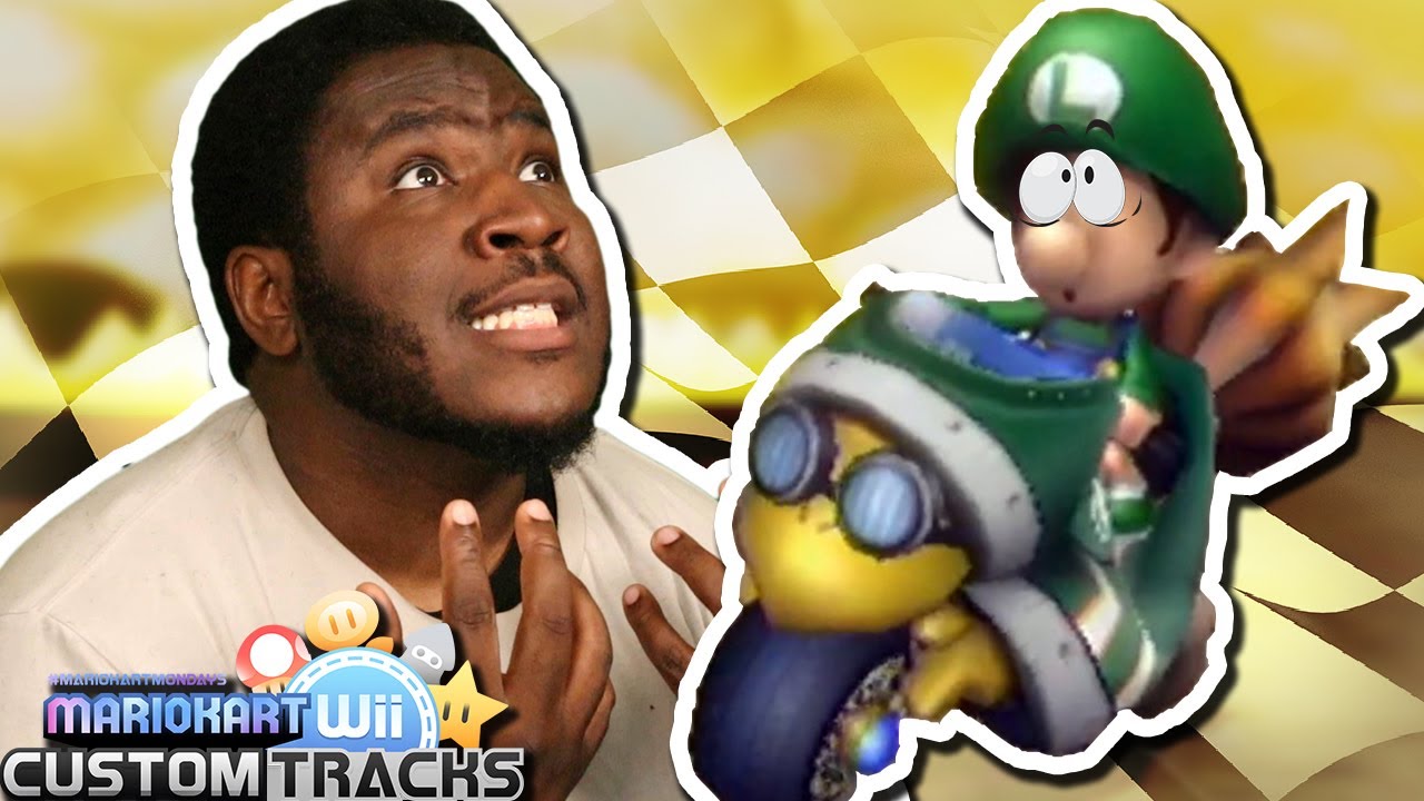 I do an Iron Man Challenge in Mario Kart Wii Custom Tracks - YouTube