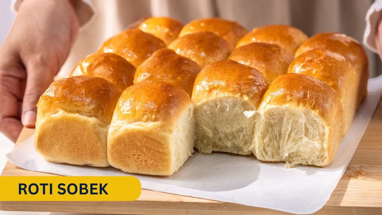 ROTI SOBEK SUPER LEMBUT tanpa mixer l tanpa ulen - YouTube
