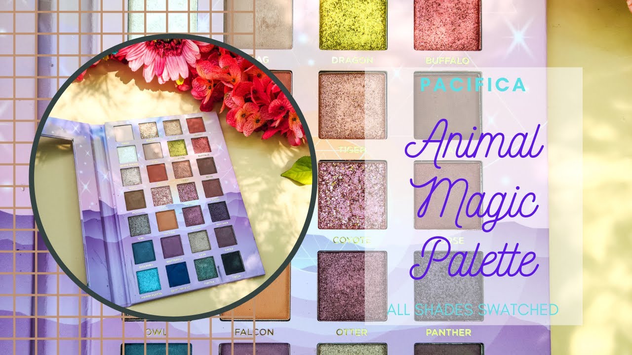 Pacifica Animal Magic Eye Shadow Palette (Swatches Only) - YouTube