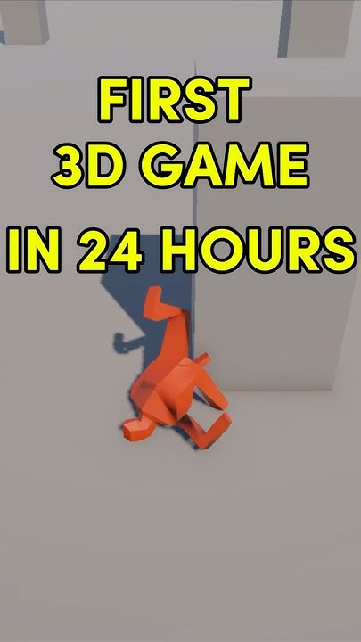 I Made My First 3D Game in 24 Hours - YouTube