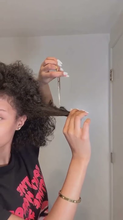 Short curly haircut transformation#hairtransformation #shorthair #curlyhair #haircut - YouTube