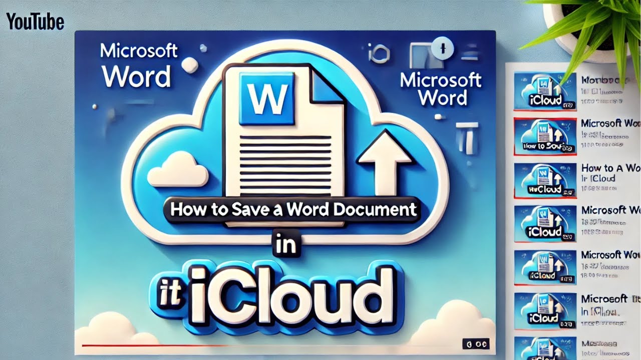 How to Save a Word Document to iCloud: Easy Guide for Beginners - YouTube