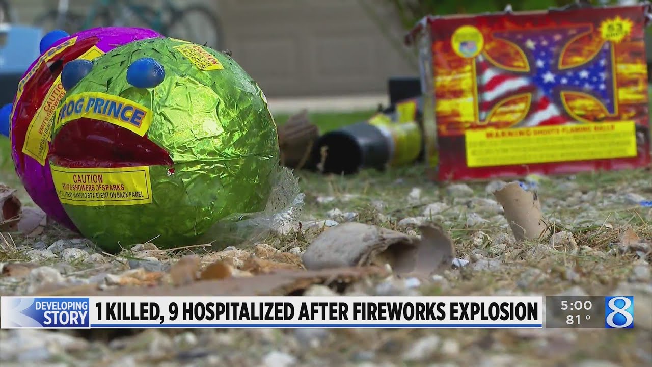 Witnesses recall fatal fireworks explosion in Park Township - YouTube