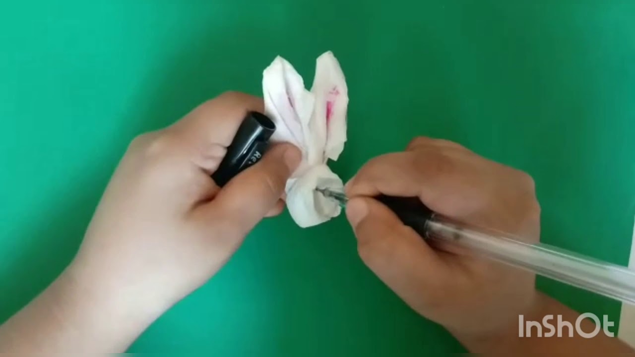 Tissue paper bunny finger puppets.. - YouTube
