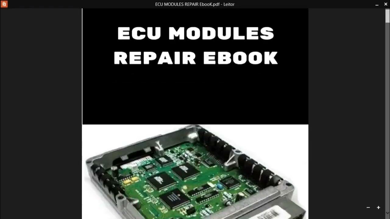 ECU MODULES REPAIR EBOOK - YouTube