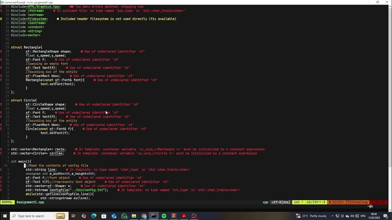 Rendering shapes and simple collision - YouTube