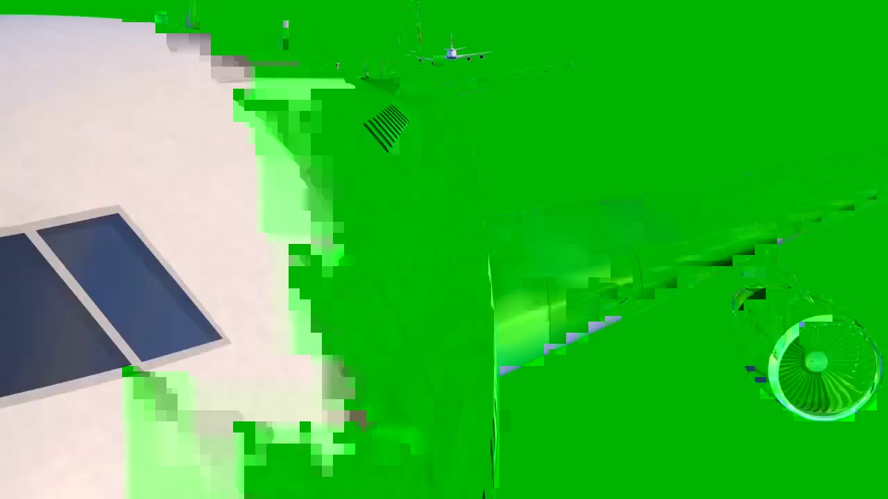 green screen 3D flight video - YouTube
