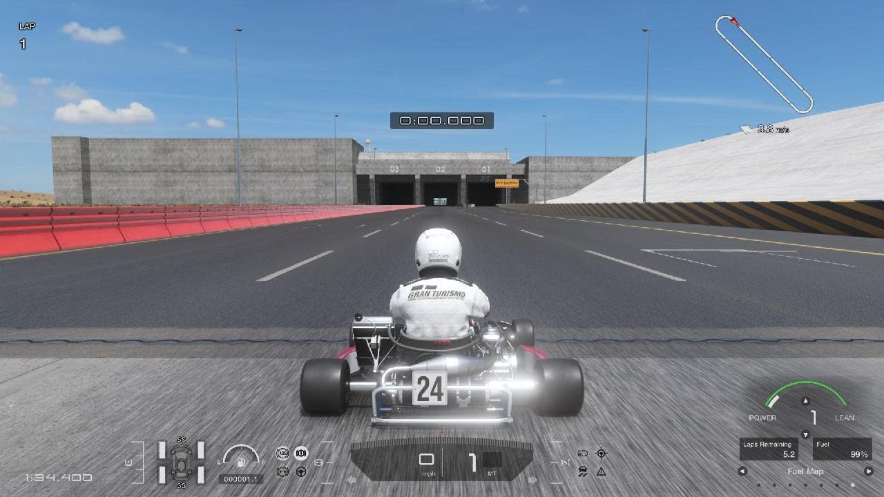 Gran Turismo 7 PS5: Gran Turismo Racing Kart 125 Shifter Top Speed Run ...