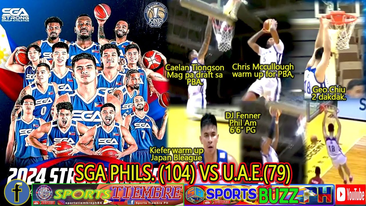SGA STRONG GROUP ATHLETICS PHILIPPINES VS. UAE. 43RD WILLIAM JONES CUP ...