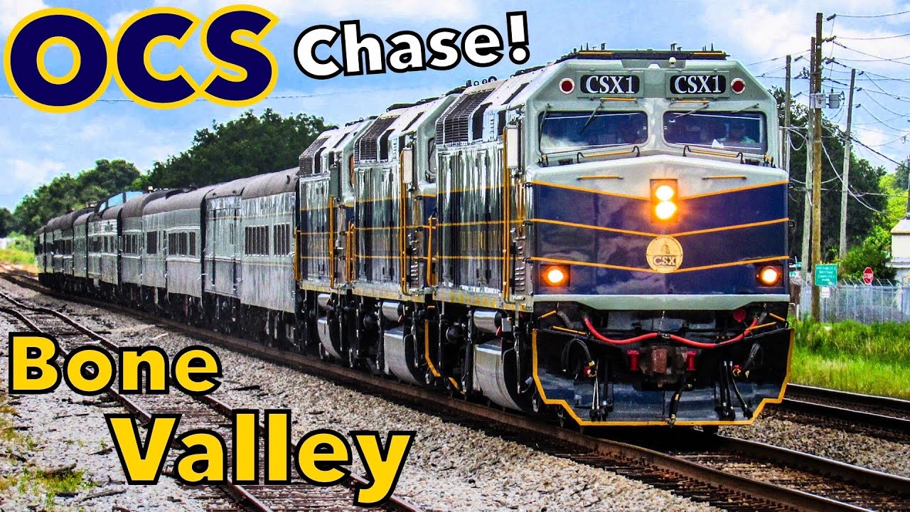 CSX OCS Chase in the Bone Valley: Lakeland, Mulberry, Valrico, and Tampa! - YouTube