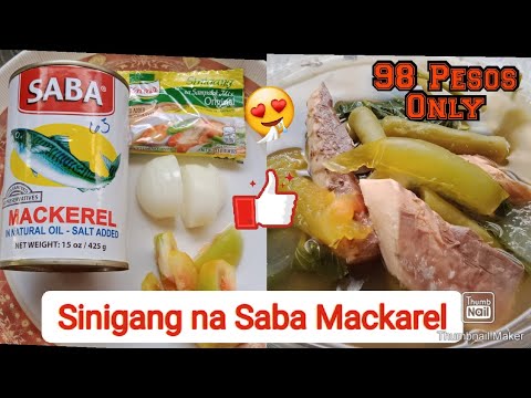 Budgeted ulam for 98 pesos only | Sinigang na Saba Mackerel | Masarap at madaling gawin | Es ...