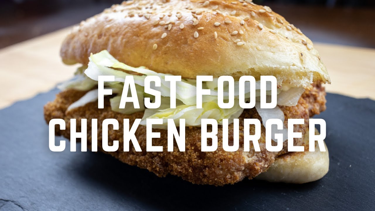 Idiot Proof Chicken Burger - YouTube