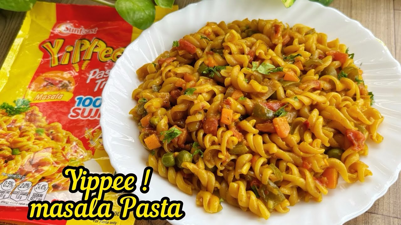 Sunfeast Yippee Pasta Treat | Sunfeat Yippee Masala Pasta Recipe ...