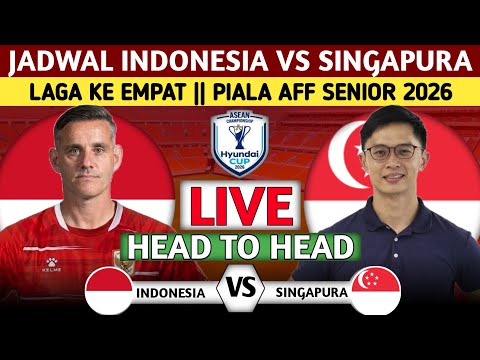 DECISIVE MATCH LIVE TONIGHT❗HERE IS THE INDONESIA VS SINGAPORE NATIONAL TEAM SCHEDULE FOR THE 202...