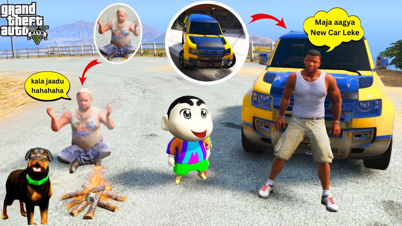 FRANKLIN TOUCH ANYTHING BECOME GOLD 🤑 || EVERYTHING IS FREE 😍 IN GTA 5 ...