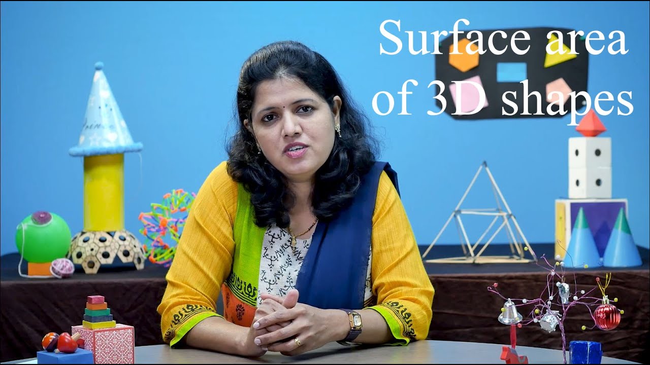 Surface area of different geometrical shapes | English - YouTube